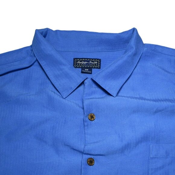 Indygo Smith | Shirts | Indygo Smith Mens Size 5xb Blue Short Sleeve ...